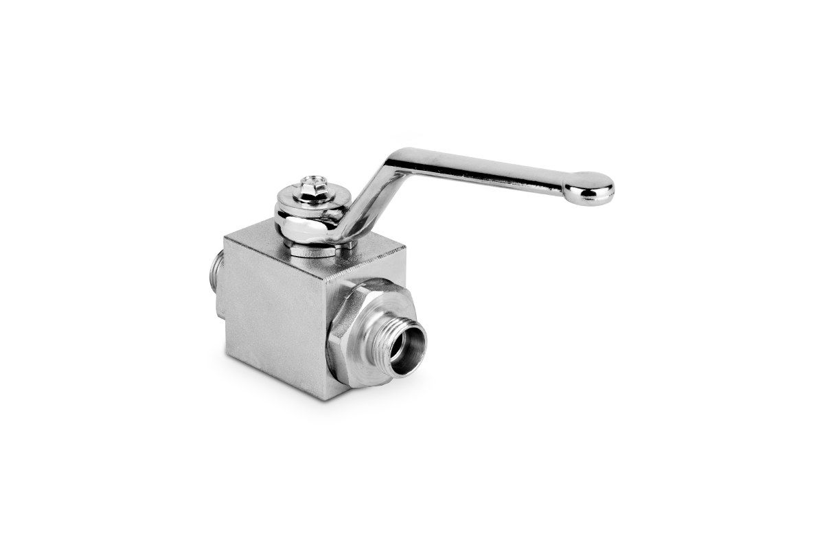 Zawór kulowy odcinający 2-drogowy M22x1,5 15L gwint zewnętrzny DN13 ...